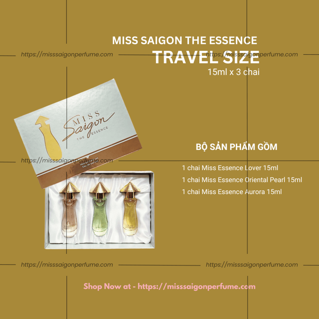 Miss Saigon The Essence Travel Size 15ml x 3 bottle - Nước Hoa Miss Sài ...
